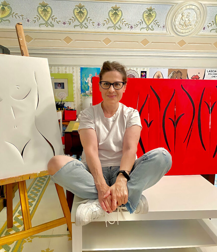 Lucia di Blasi - Tagli e Pittura su tela, stampe e fotografie su tela